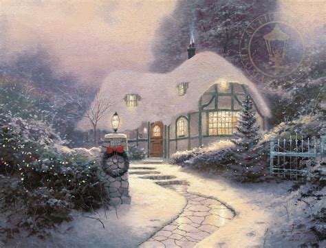 Christmas Cottage Thomas Kinkade Carmel And Monterey