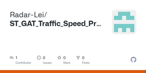 github radar lei st gat traffic speed prediction with partial sensor