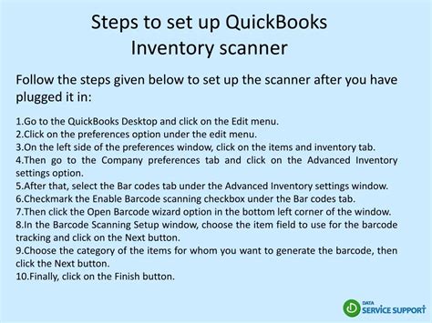 Ppt A Quick Guide On Quickbooks Barcode Inventory Scanner Powerpoint