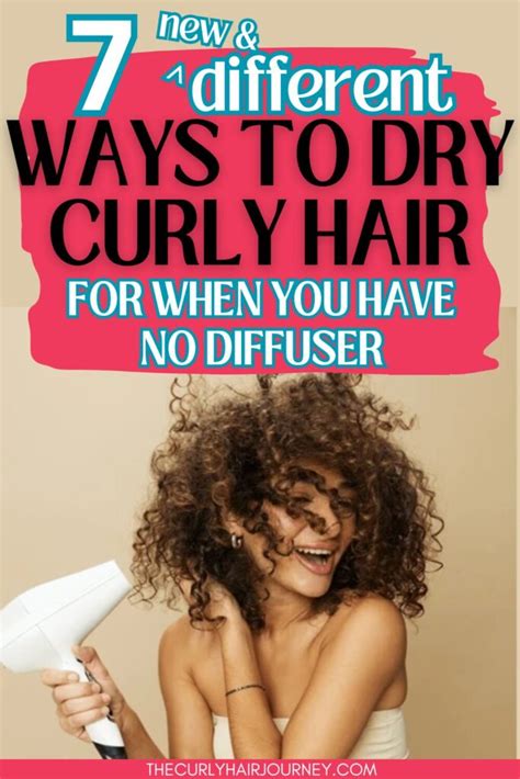 How To Blow Dry Curly Hair Without A Diffuser The Curly Hair Journey