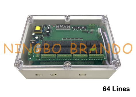 64 line dust collector timer board pulse jet valve sequence controller