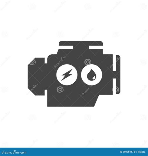 Hybrid Motor Symbol Stock Vector Illustration Of Graphic 290269178