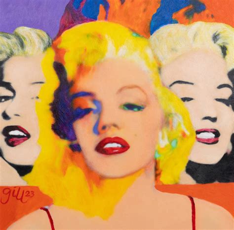 James Francis Gill Mini Marilyn 48 Kunsthandlung Galerie Bilder