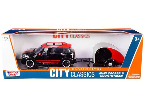 Mini Cooper S Countryman With Travel Trailer City Classics Series 1