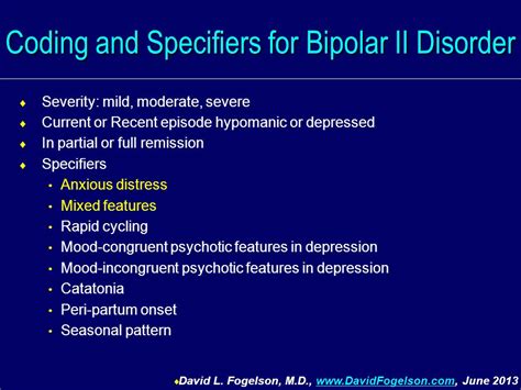 bipolar 2 diagnosis code