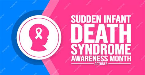 Premium Vector October Is Sudden Infant Death Syndrome Sids Awareness Month Background