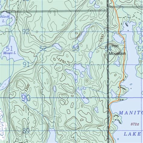 Lake Temagami On 041i16 Canmatrix Map By Natural Resources Canada