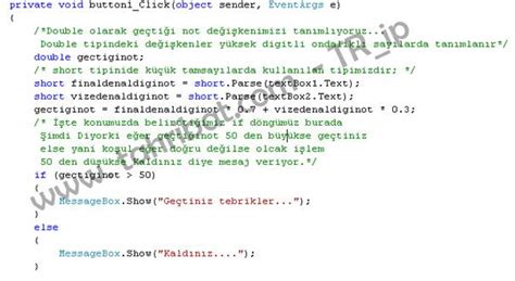 C Karar Yapıları Ve Döngüler