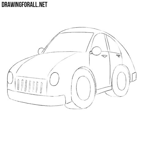 How To Draw Moving Car