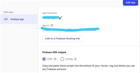 missing the add fingerprint option for sha1 in firebase settings