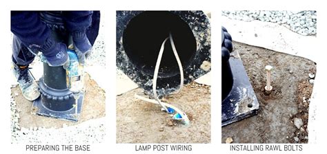 How To Install A Lamp Post