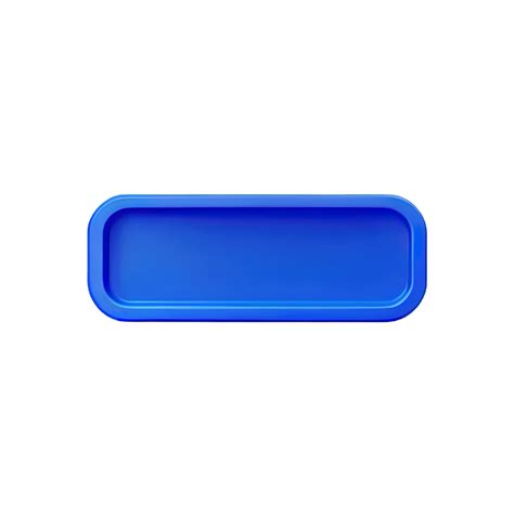 Rectangle Button 3d Element 25208429 Png