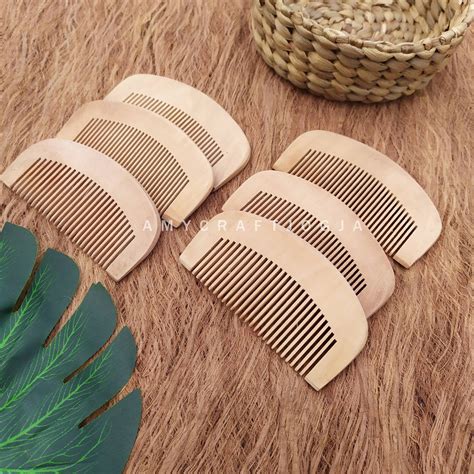 Jual Sisir Mini Kayu Sengon 9 Cmsisir Kayu Minisisir Kayu Uniksisir