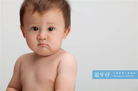 可爱的小宝宝 蓝牛仔影像 中国原创广告影像素材