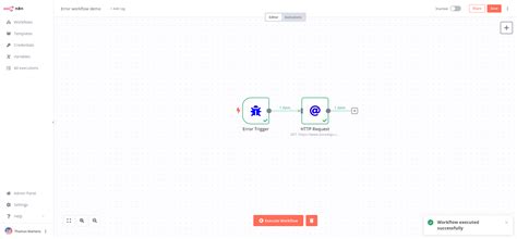 Error Workflow Execution Questions N8n Community