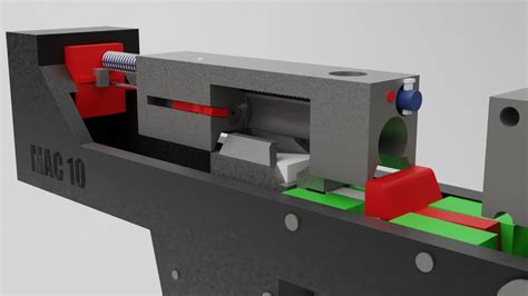 3d Printed Mac 10 Replica Precision Model