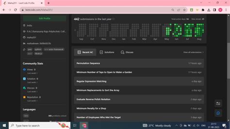 Mahadevan On Linkedin Linkedincommunity Codingcommunity Leetcode