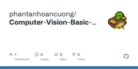 Github Phantanhoancuongcomputer Vision Basic Image Processing