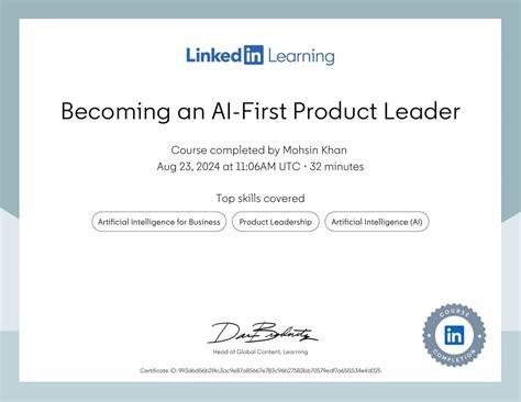 Mohsin Khan On Linkedin Ai Productmanager Machinelearning Innovation