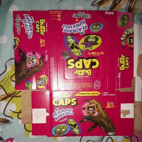 Caixa De Chicle Vazia Buzzy Caps Shopee Brasil
