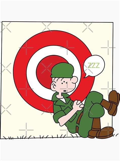 Beetle Bailey Sleeping Sticker For Sale By Mixtape80 Redbubble