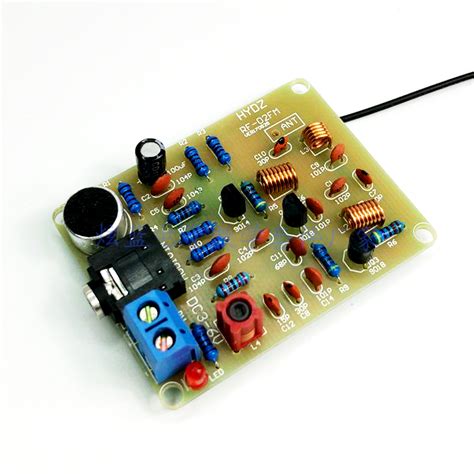 自制fm发射器无线话筒套件电子diy焊接制作散件微型mp3转发器模块虎窝淘
