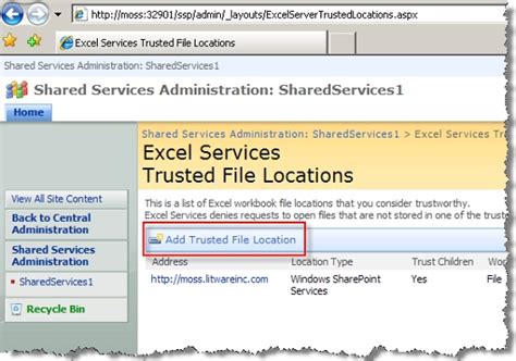 Excel Calculate Configuration Window