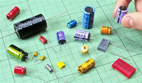Array Of Capacitors Stock Image C009 8160 Science Photo Library