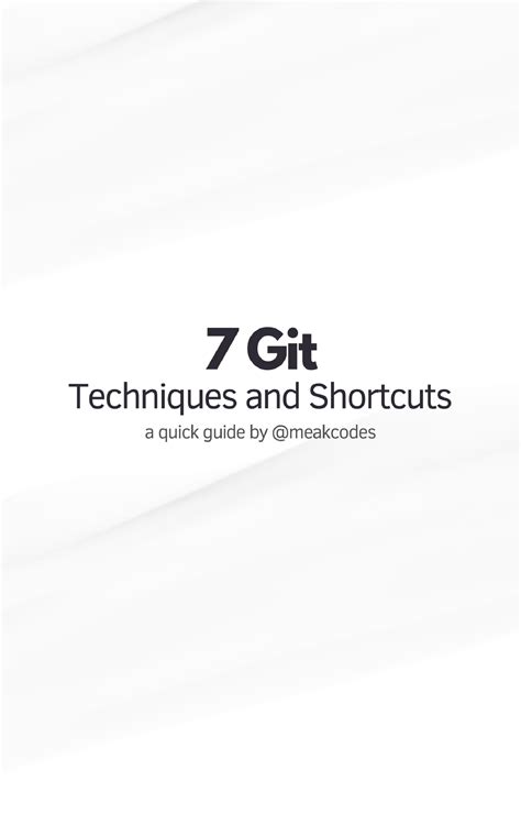 Git Techniques And Shortcuts Computer Science Studocu