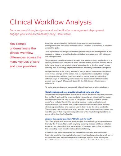 FREE Workflow Analysis Samples In PDF MS Word Google Docs