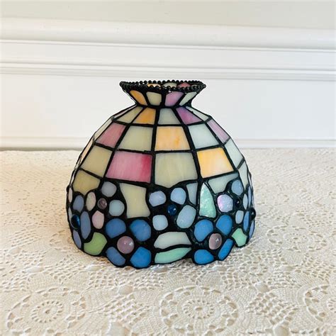 Stained Glass Small Lamp Shade Etsy