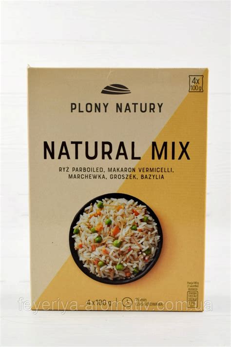 Каша рисова з горошком базиліком та вермішеллю Plony Natury 400 г Польща Id 1523122038 цена