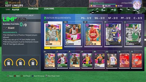 Suggestions For My Lineup Position Switchesnew Cards I Have 77k Mt Xbox Ill Have Luka By