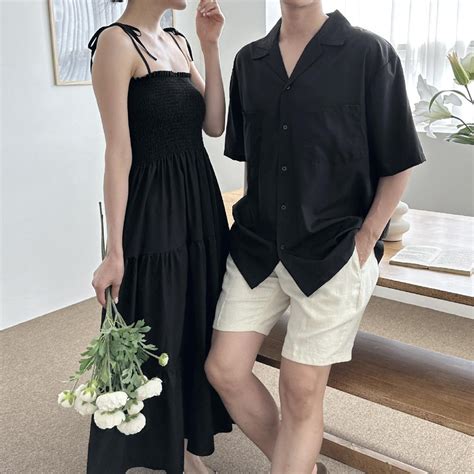 바넬 남녀 커플 비치웨어 썸머룩 에이블리