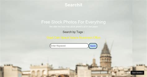 Unsplash Photo Api Codesandbox
