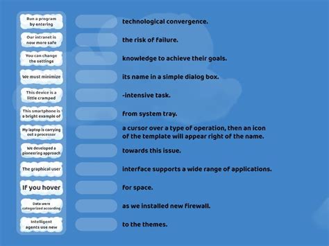 User Interface Task 1 Match Up