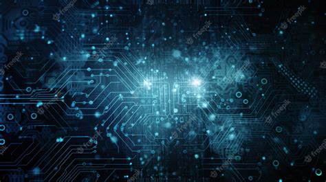 premium ai image abstract hi tech digital circuit electronic