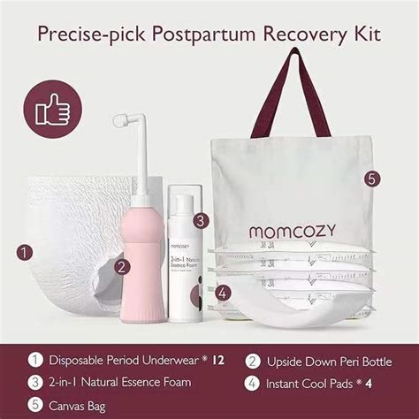 The New Moms Essential Kit Momcozy Postpartum Recovery