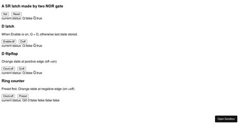 Sr Latch Codesandbox
