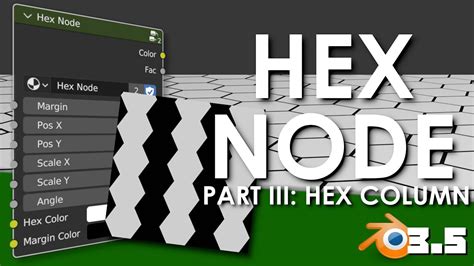 Hex Grid Node Part Iii Hex Columns Procedural Texturing Blender