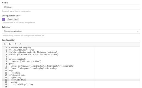 Windows Filebeat Configuration And Graylog Sidecar