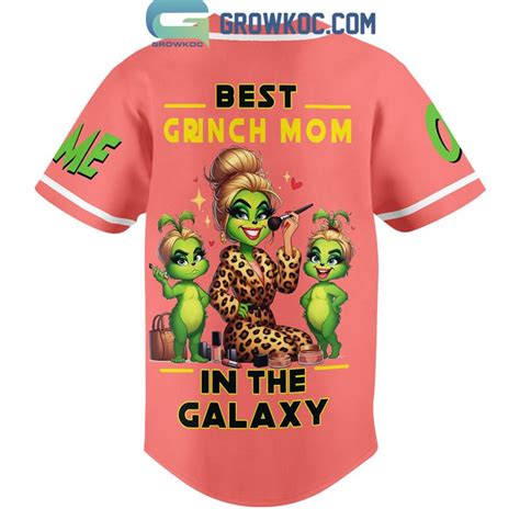 Grinch Mama Grinch Best Grinch Mom In The Galaxy Personalized Baseball