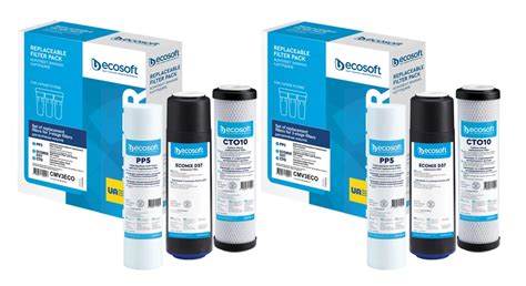 ᐉ Комплект картриджей для фильтров воды Ecosoft Cmv6eco для тройного фильтра • Купить в Киеве
