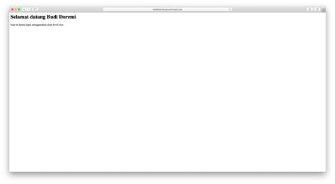 Membuat Login Multi User Dan Multi Level Dengan Php Dan Mysql