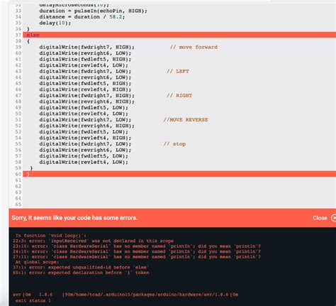 Solved I Need Help Fixing My Arduino Coding Please Chegg Com