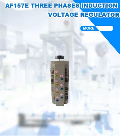 Three Phases Induction Voltage Regulator Didactic Equipment Vocational Training Equipment