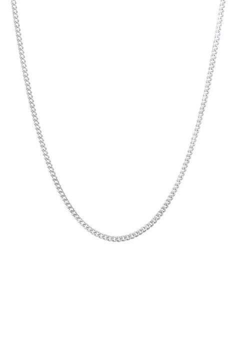 Jual Kuzzoi Perhiasan Pria Perak Asli Silver Kalung Curb Chain Basic Original 2024 Zalora