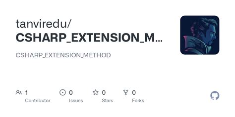github tanviredu csharp extension method csharp extension method