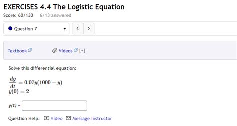 Solved Exercises 4 4 The Logistic Equation Score 60 1306 13