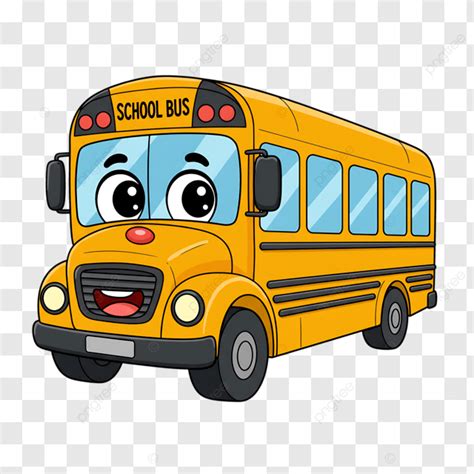 School Bus Clip Art Cartoon School Bus Sublimation Clipart Afbeelding